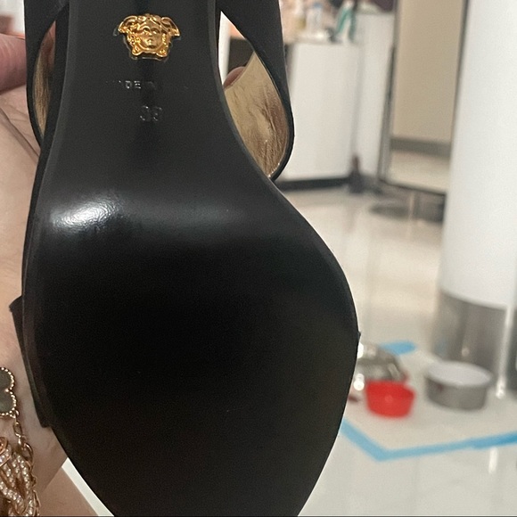 Versace | Shoes | Versace 28 Tribute Byzantine Cross Jewel Crystal ...